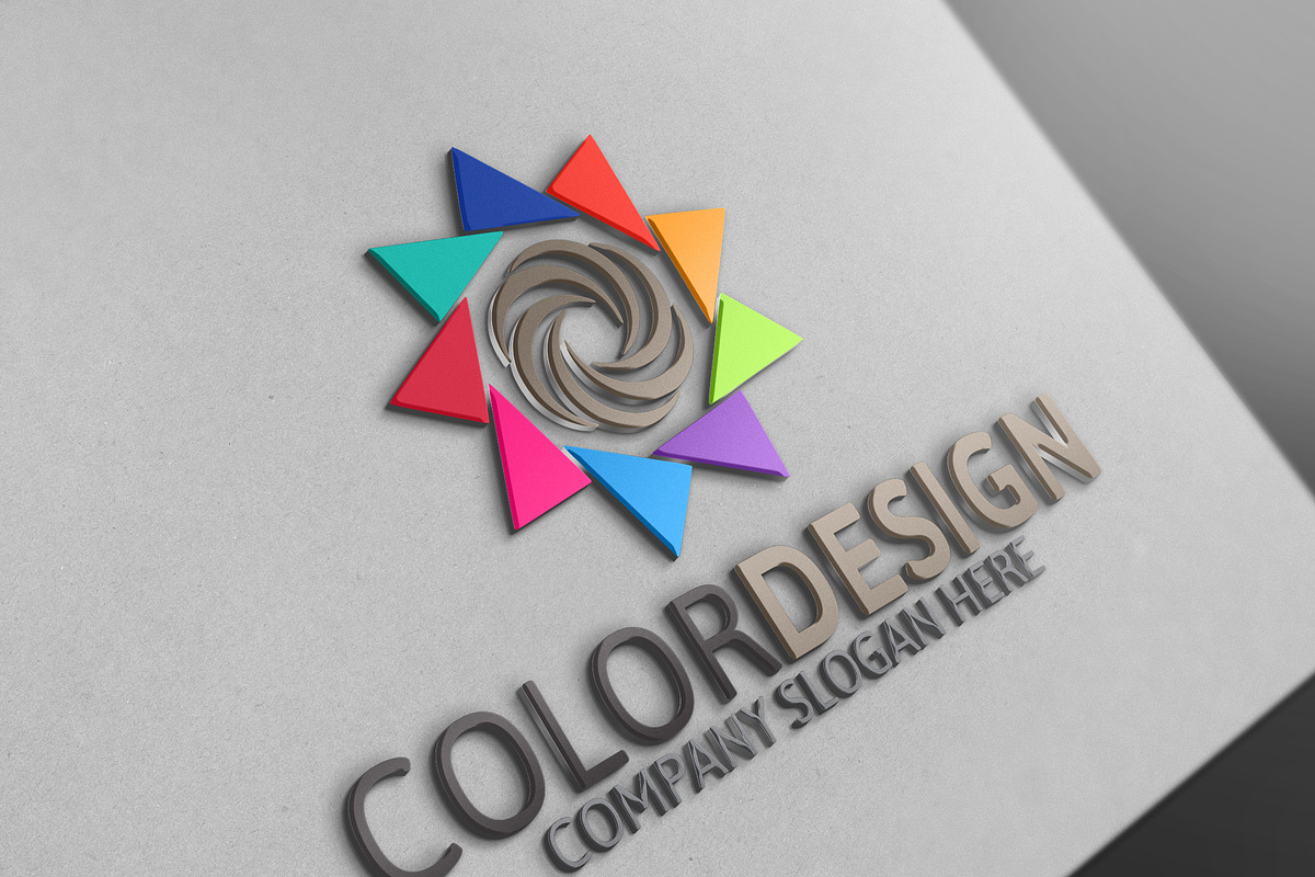 Color Design Logo, a Branding & Logo Template by Josuf Media