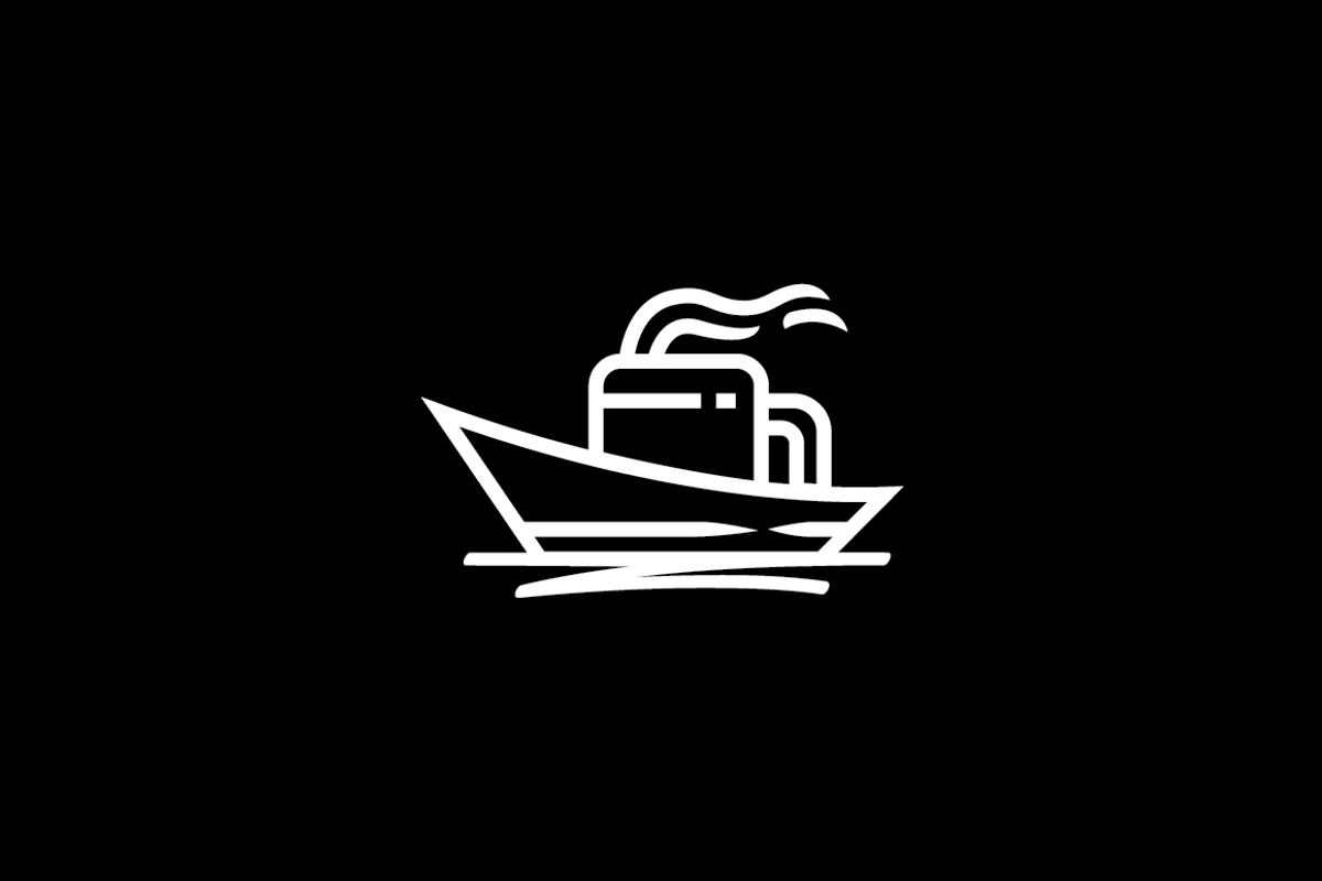 Coffee on Boat Logo Template, a Branding & Logo Template by Heavtryq Design