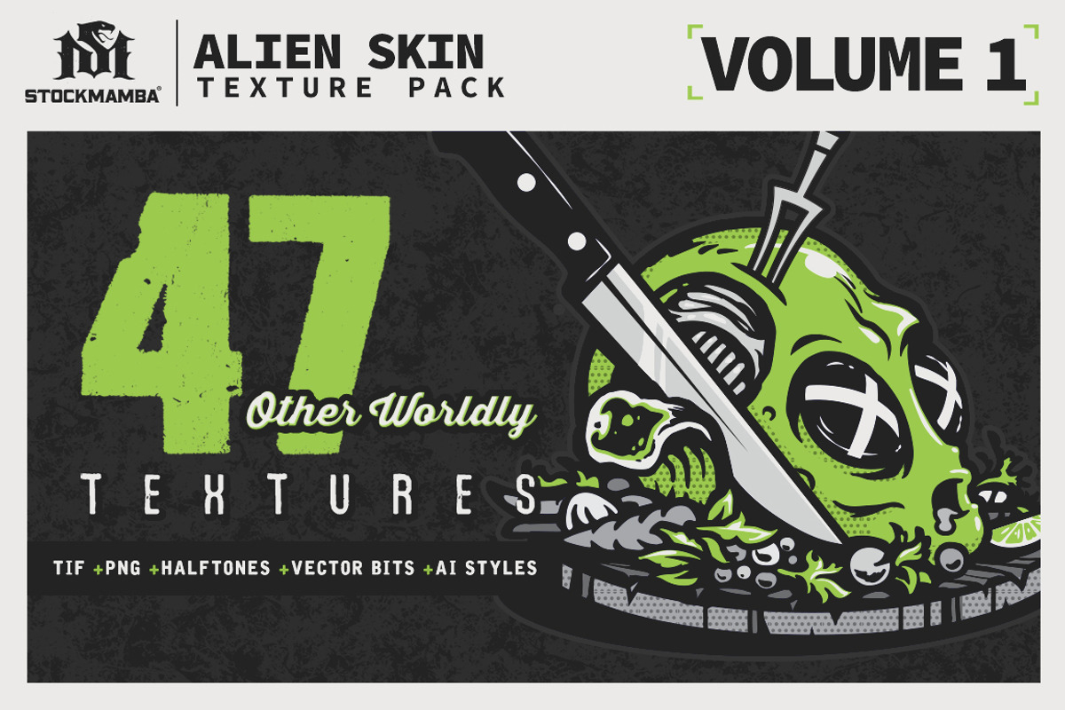 Alien Skin Texture Pack, a Texture Graphic by StockMamba