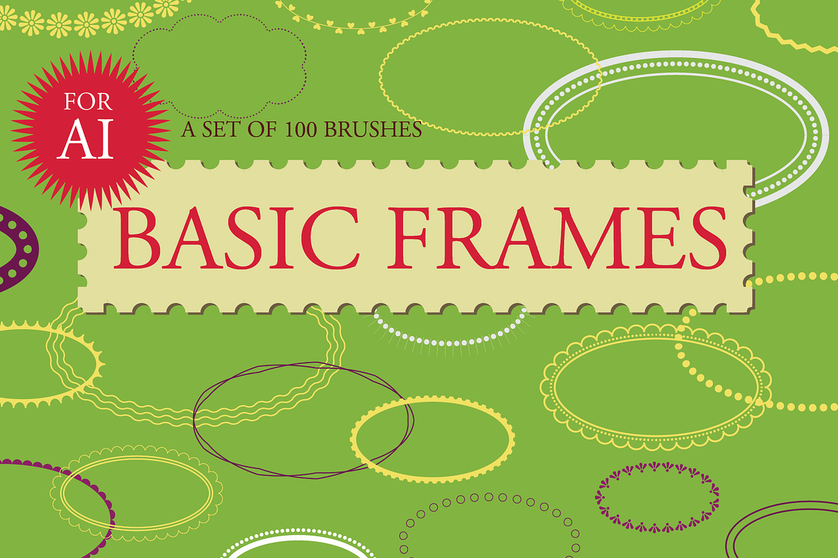 Frames | Borders for Illustrator
