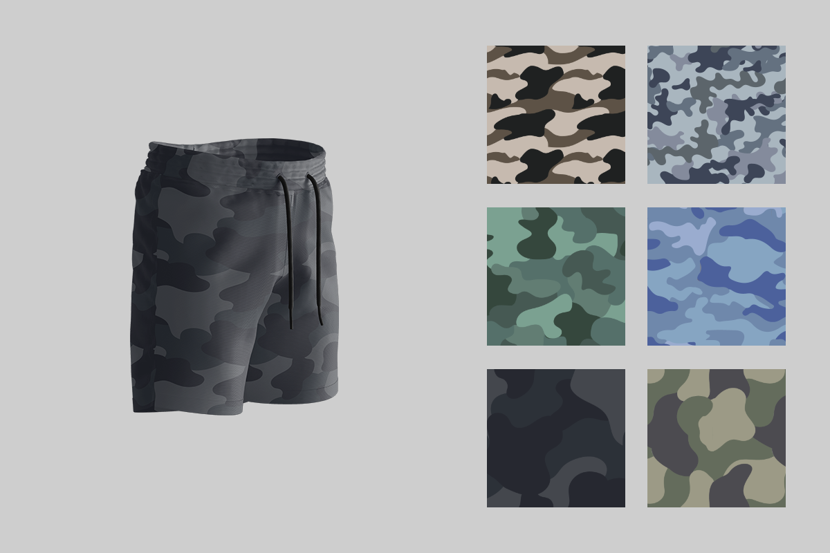 Best Camouflage Vector Patterns, a Pattern Graphic by wowpatterns