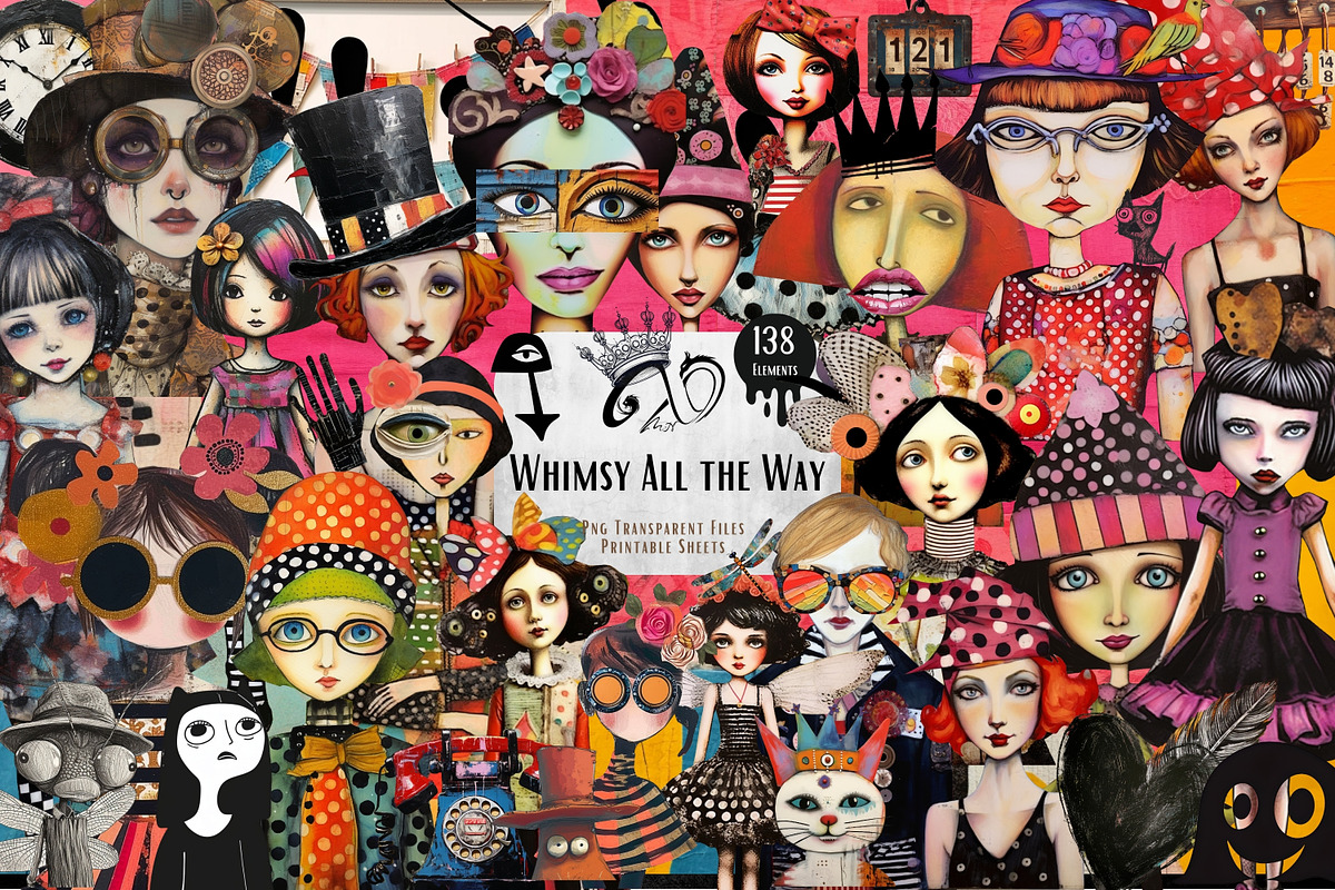 Whimsy All the Way, a Person Illustration by NiiiNArt