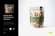Mixed Nuts Packaging Bag Mockup, a Packaging Mockup by TIFFS