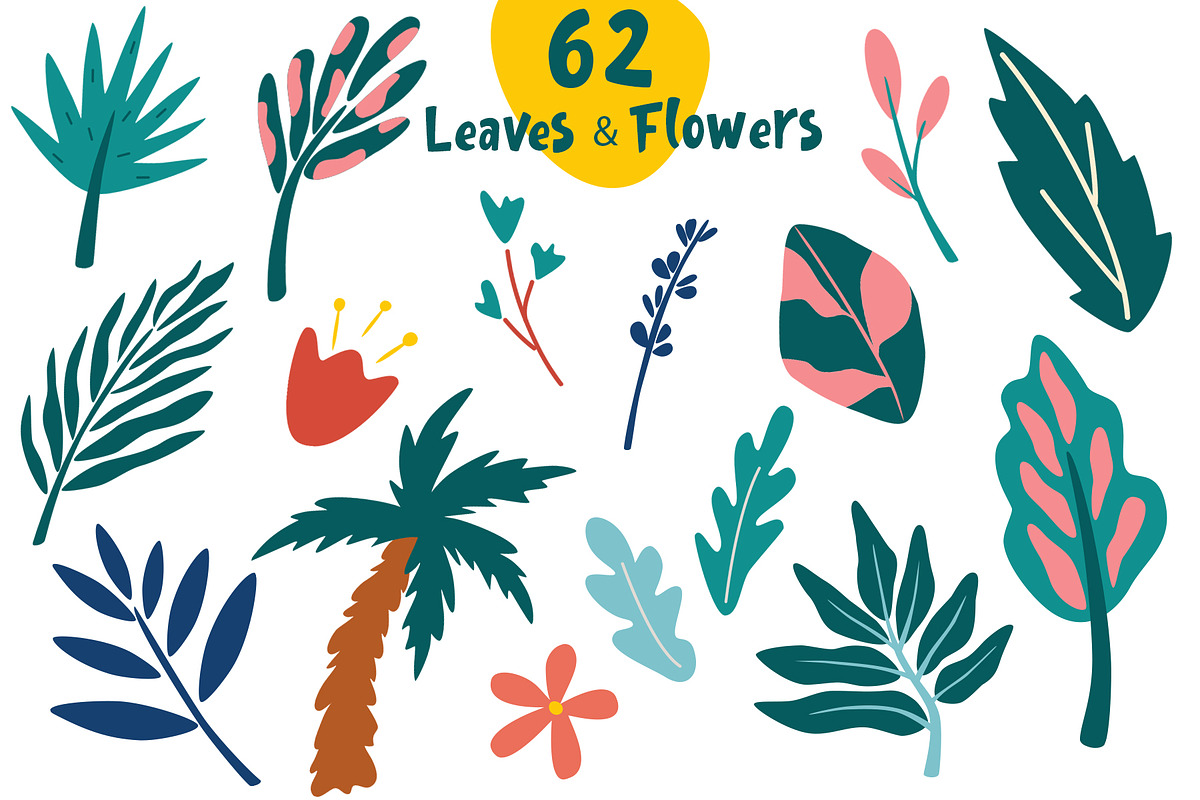 Summer objects. Beach elements | Creative Market