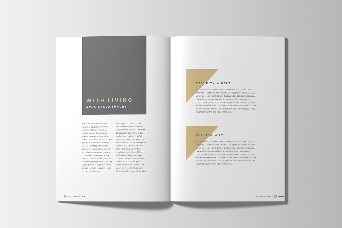 Luxury Lifestyle Magazine/LookBook, a Magazine Template by Layout Design