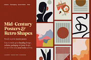 Mid-Century Posters & Retro Shapes 3