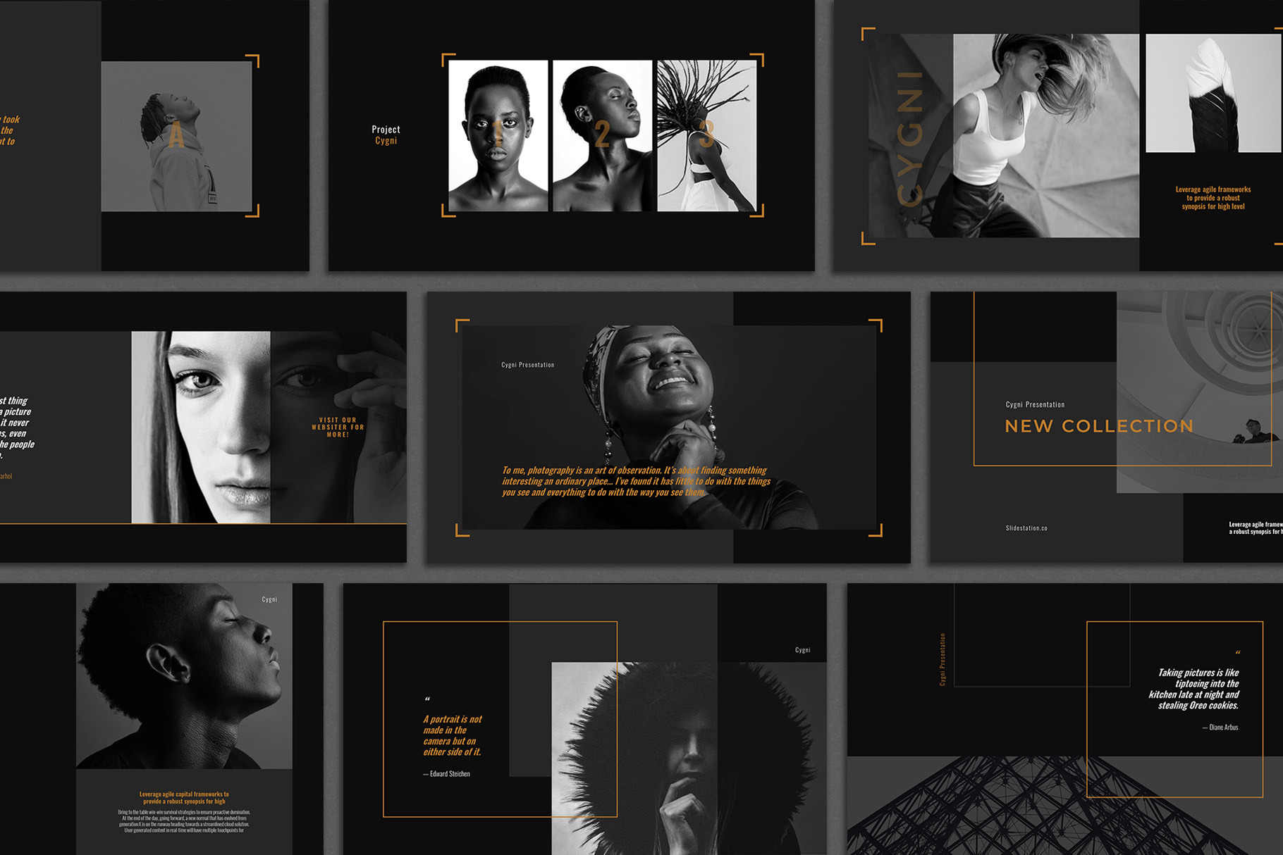 Cygni PowerPoint Presentation, a Presentation Template by SlideStation