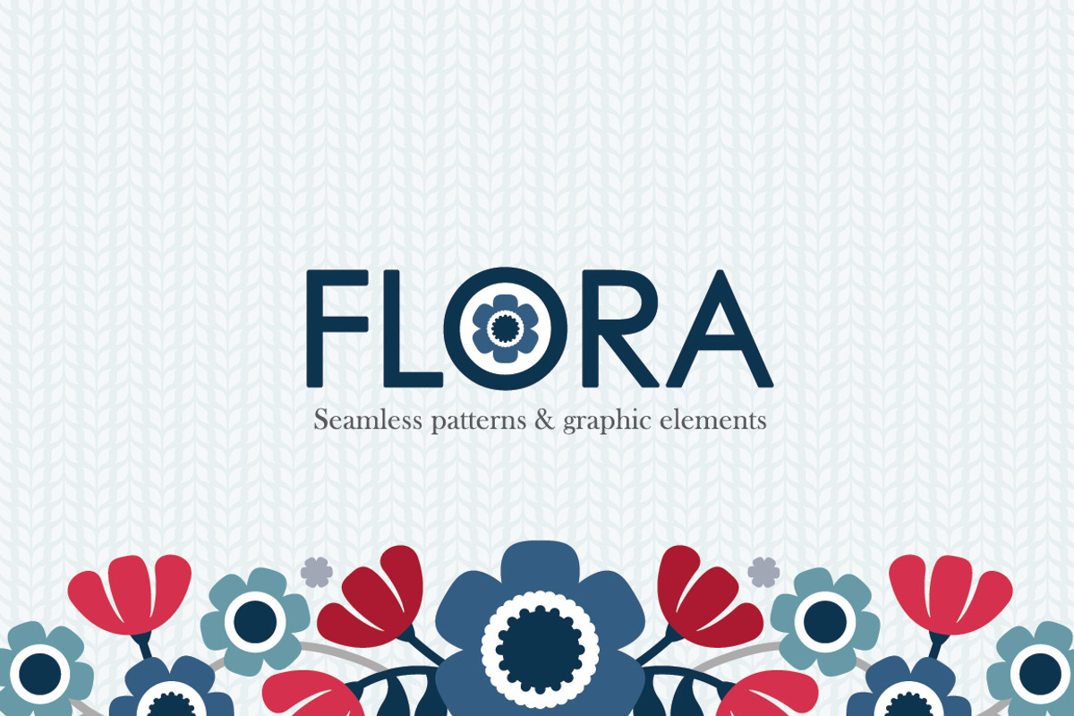 Flora Patterns and Graphics, a Pattern Graphic by Patricia Zapata
