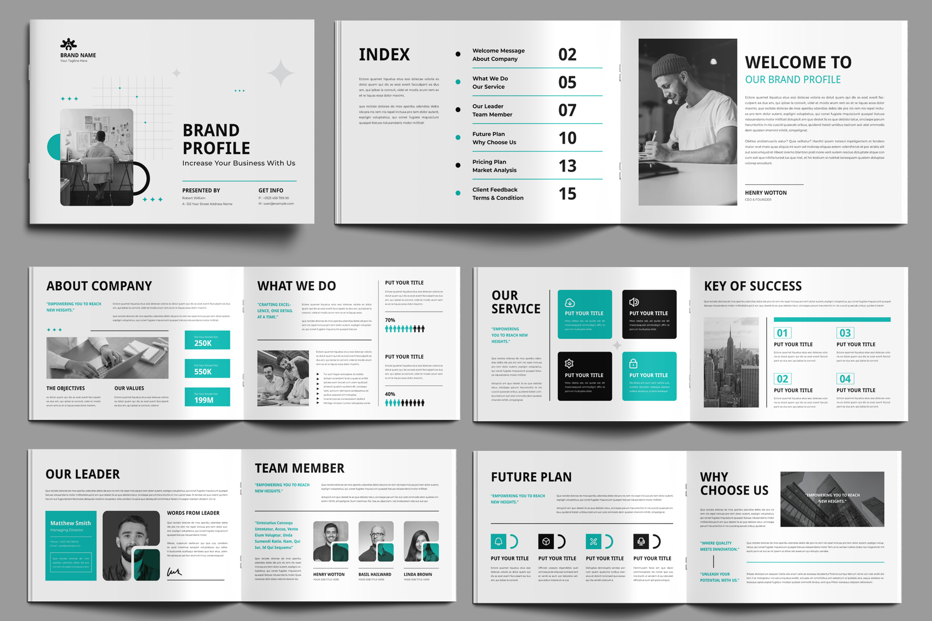 Landscape Brand Profile Brochure