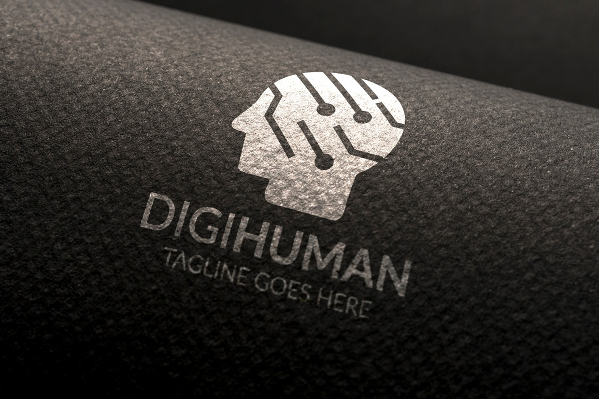 Digital Human Logo, a Branding & Logo Template by Design_Planet