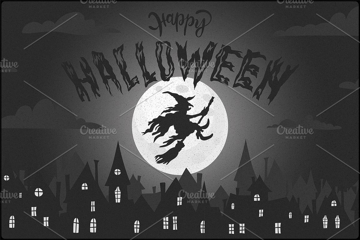 Halloween Retro Cartoon Collection