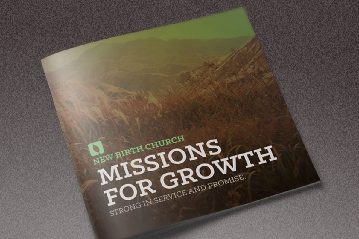 Missions for Growth Church Brochure, a Brochure Template by loswl