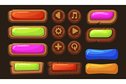 Ui panel buttons. Gaming sign, a Background Graphic by LadadikArt