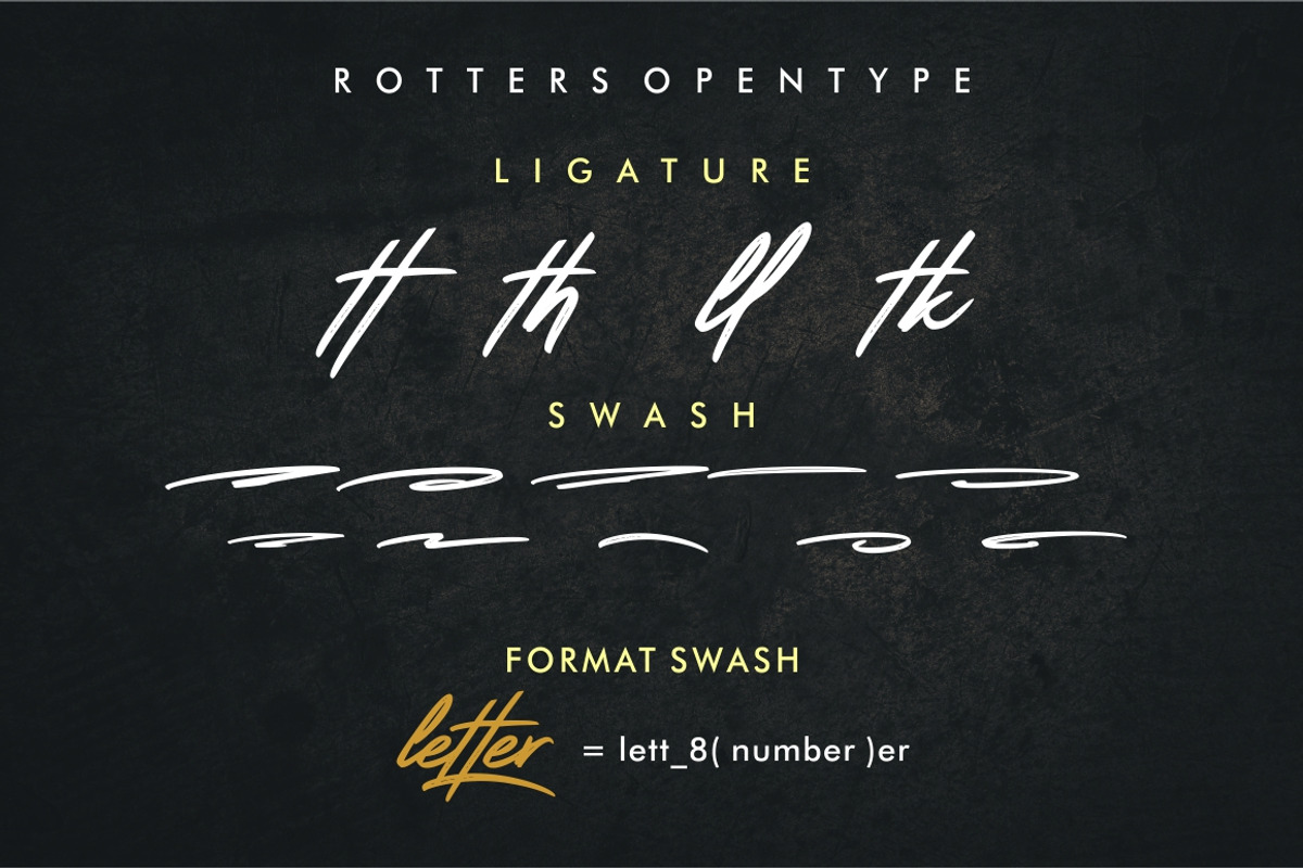 Rotters - Handbrush Font, a Handwritten Font by PutraCetol Studio