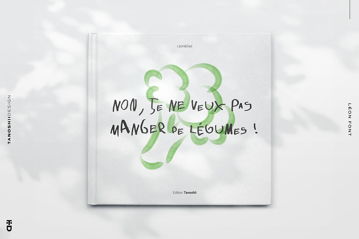 LÉON - Handwritten Font, a Script Font by TANOSHII DESIGN