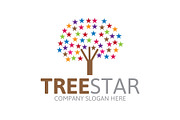 Tree Star Logo | Branding & Logo Templates ~ Creative Market