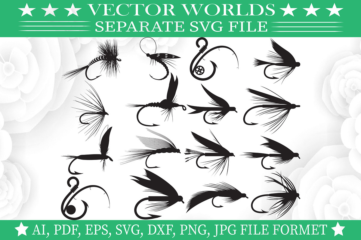 Fly Fishing Svg, Fly, Fishing Svg, an Object Graphic by VectorWorlds ...