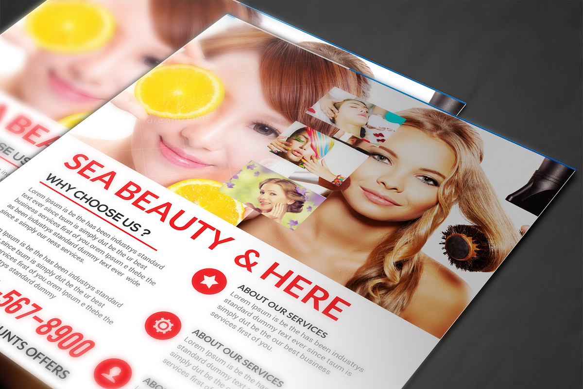Sap Beauty Flyer, a Flyer Template by graphicforest