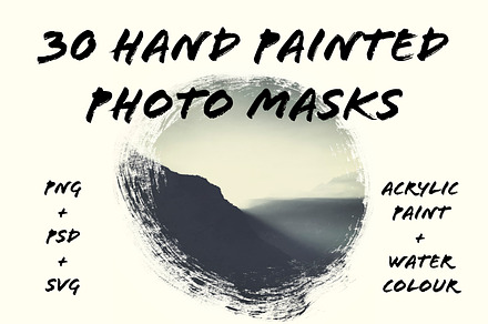 Hand Painted Masks | Textures ~ Creative Market