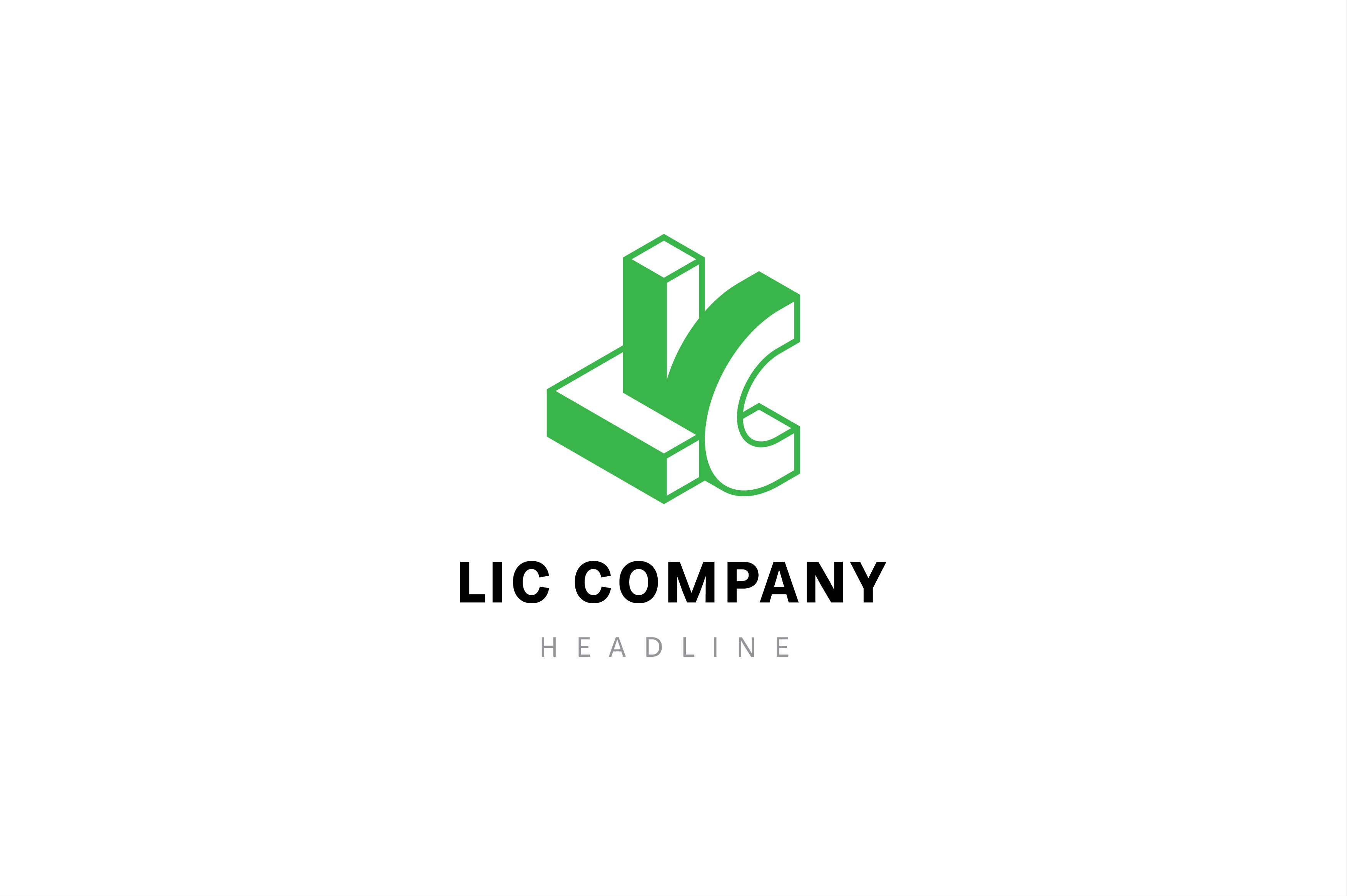 LIC company logo template., a Branding & Logo Template by Anton Akhmatov
