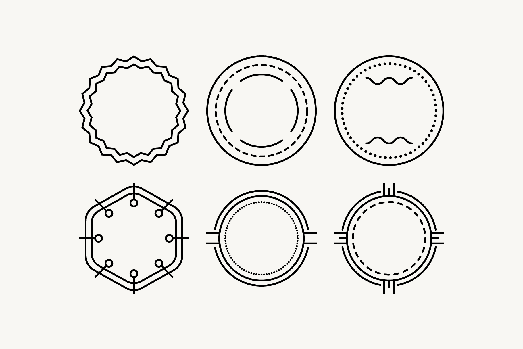 Minimalist SVG Clipart Badges, an Outline Icon by P.F. Creative Lab