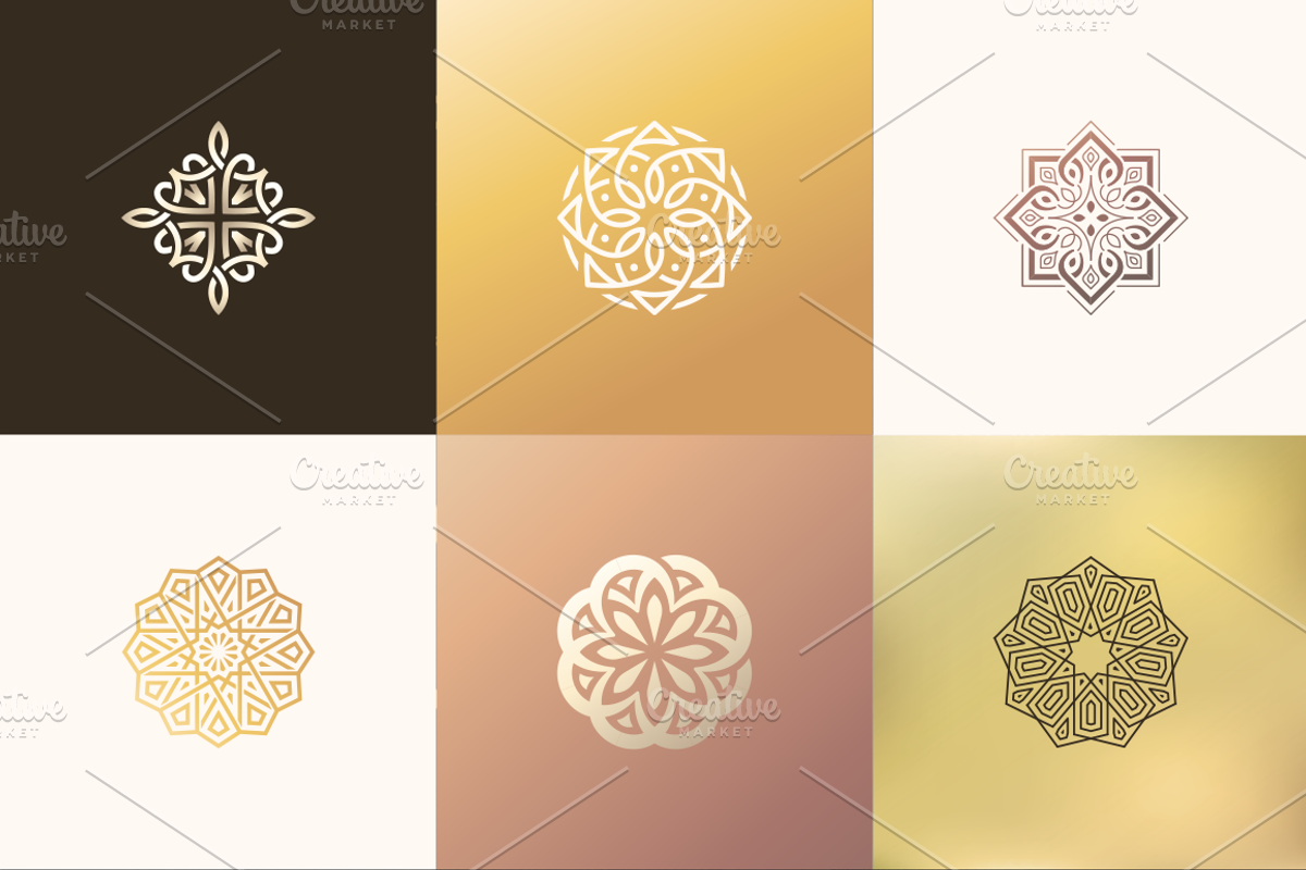 12 arabesque logos, a Branding & Logo Template by venimo