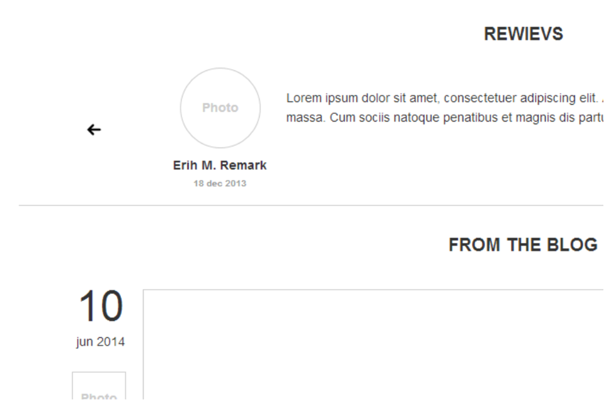 Axure template / Landing, a Landing Page Template by Axemplate