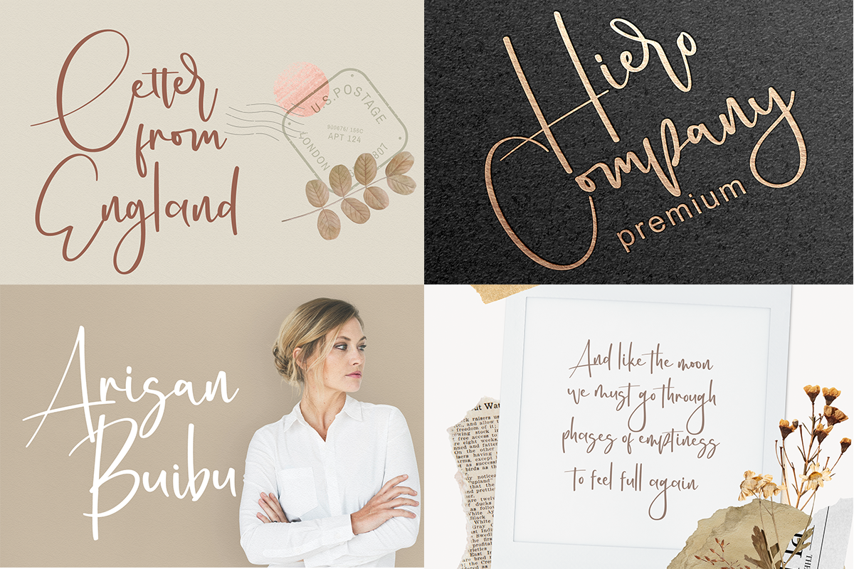 End Year Font Bundle, a Script Font by BearyType Studio
