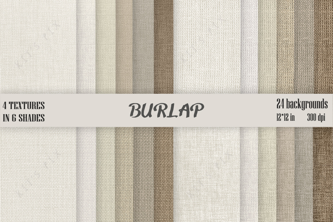 Burlap Background Pack, a Background Graphic by KitsPix