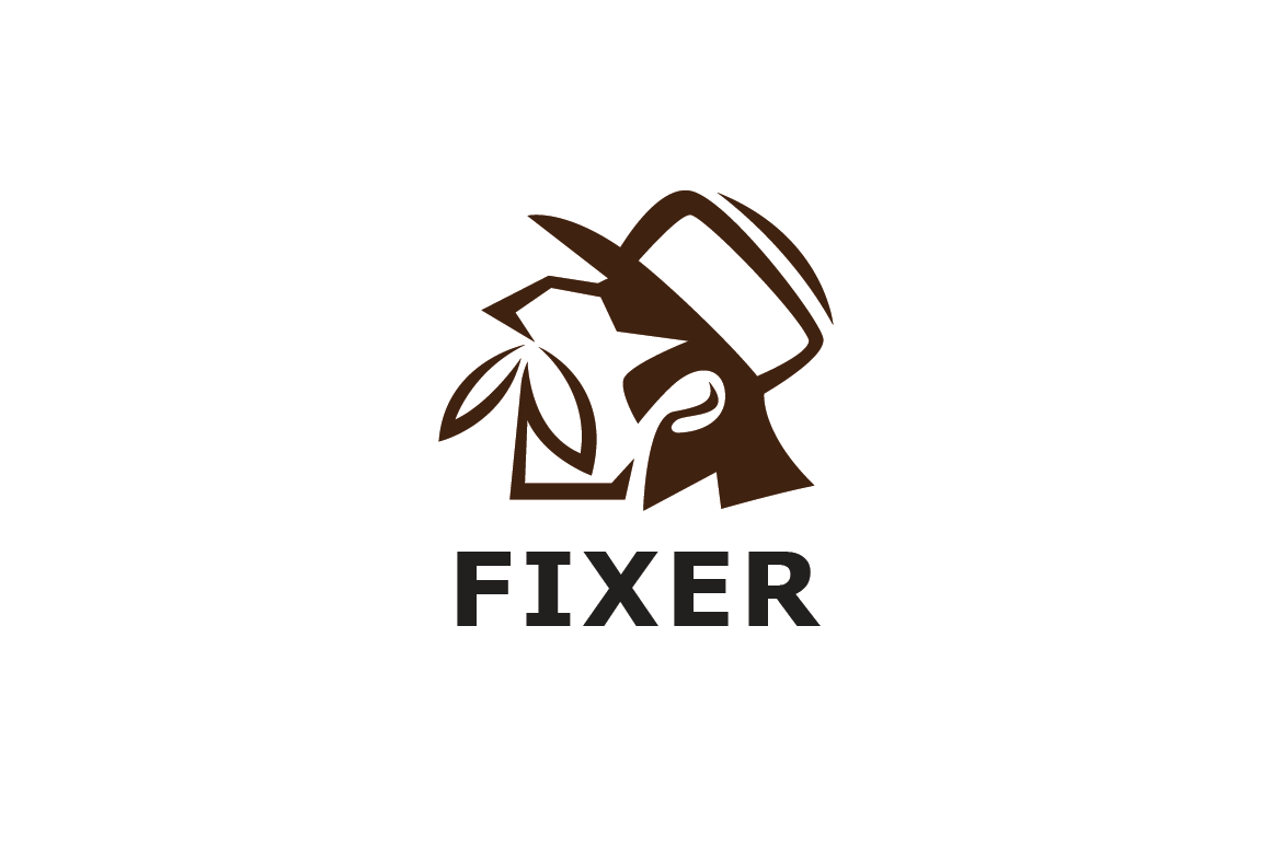 Arrogant Old Fixer Man Logo Template, a Branding & Logo Template by ...