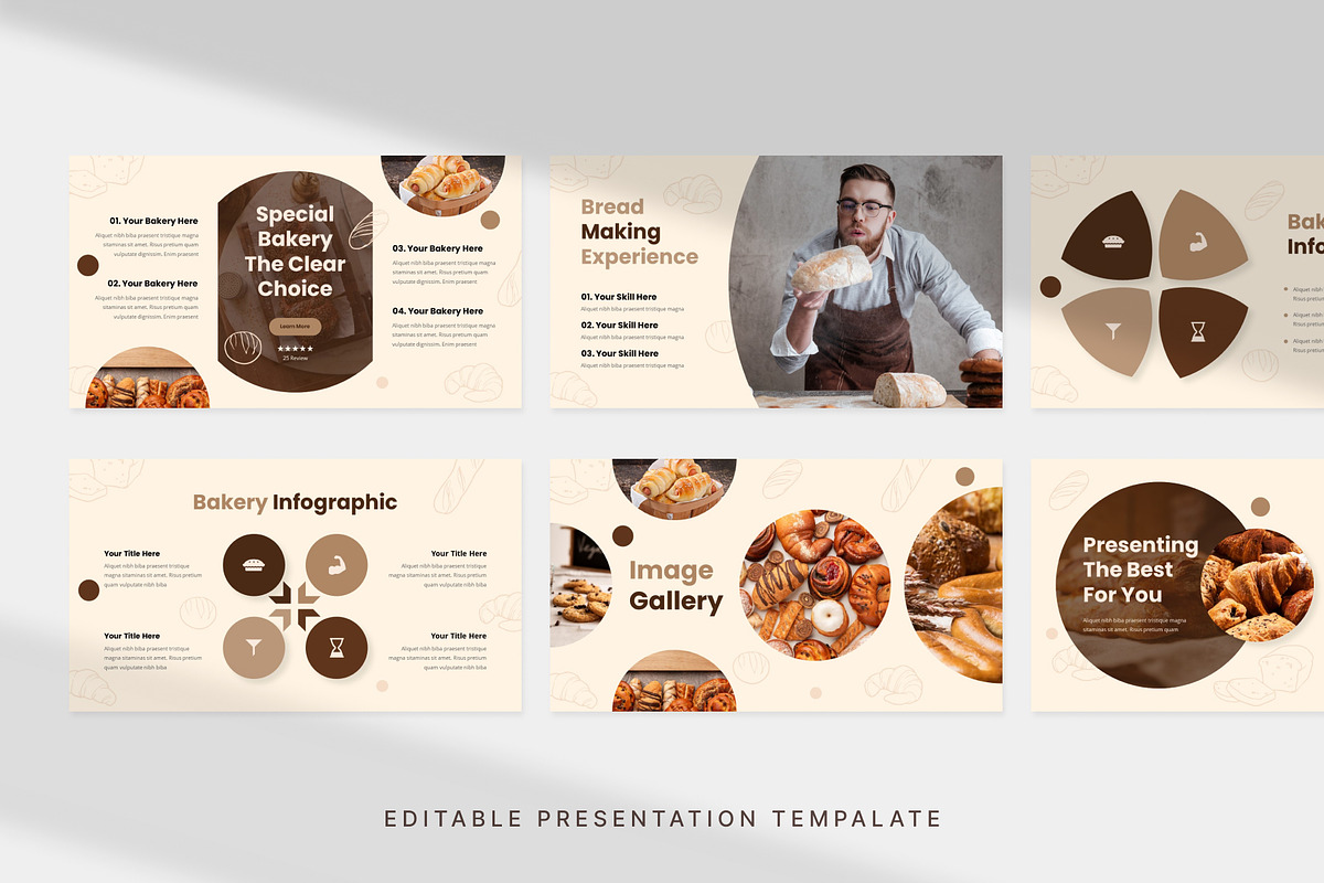 Bakery Shop - PowerPoint Template