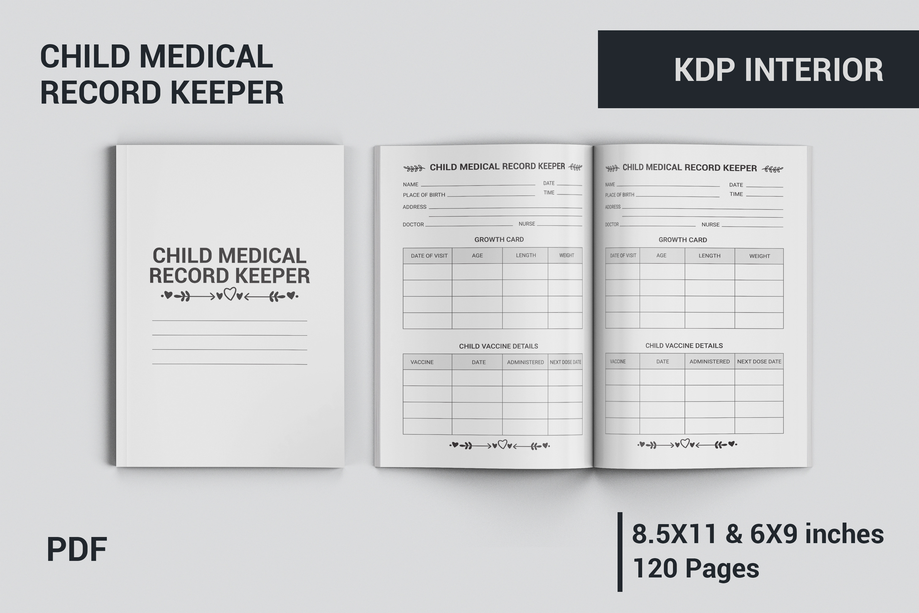Child Medical Record Keeper, a Graphic by HillTract
