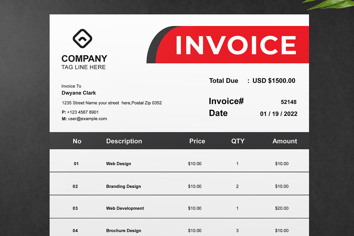 Red Invoice