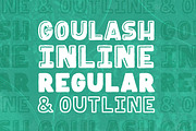 Goulash 3-Font Family, a Font by Satchel & Sage