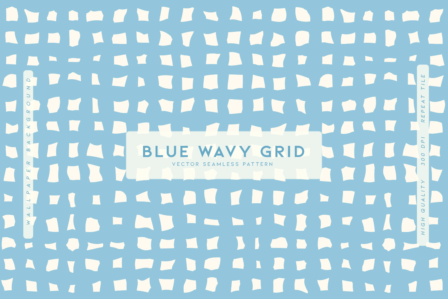 Blue Wavy Grid, a Background Graphic by MalyskaStudio