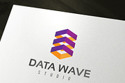 Data Wave, a Branding & Logo Template by Vectorwins Premium Shop ...