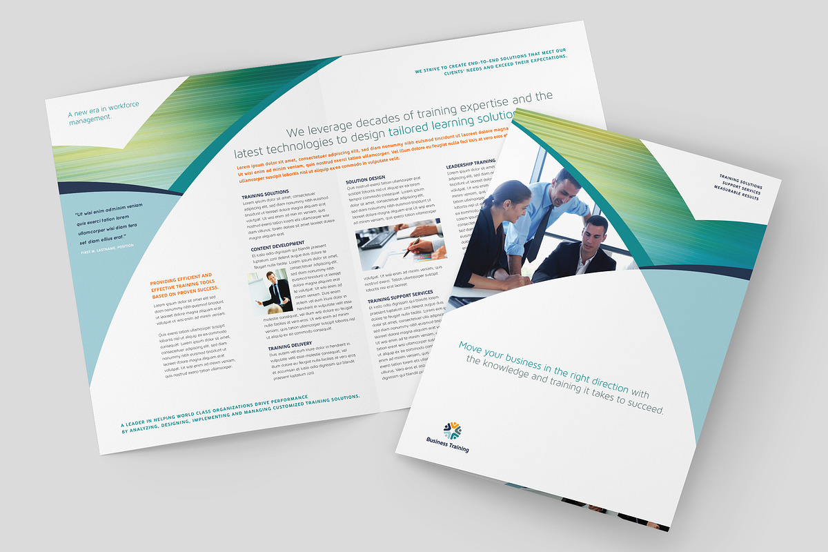 Business Training Brochure Template | Creative Market