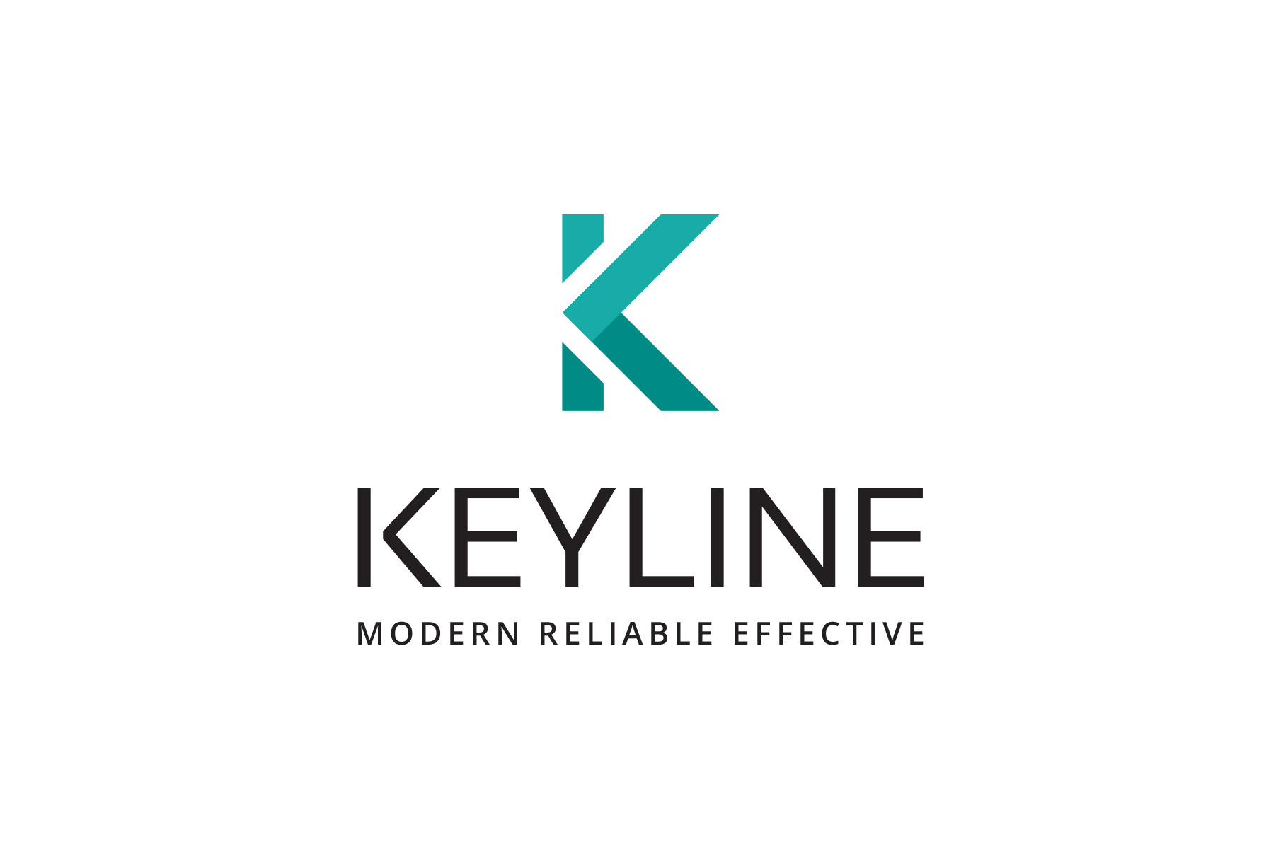 Keyline Letter K Logo Template, a Branding & Logo Template by ...