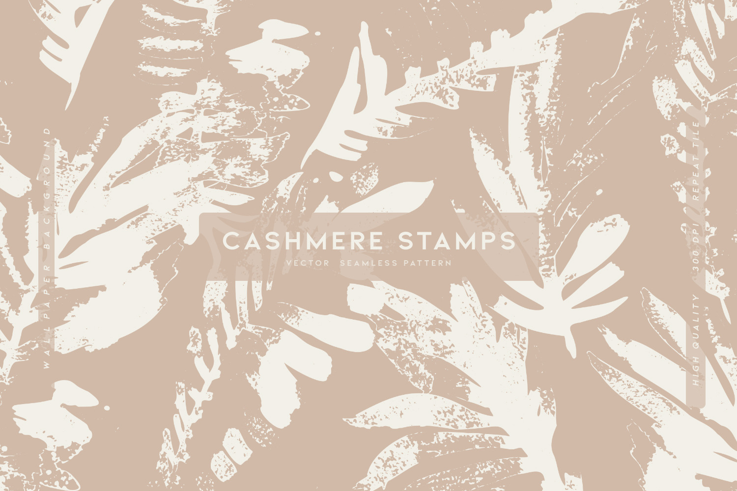 Cashmere Stamps, a Pattern Graphic by MalyskaStudio