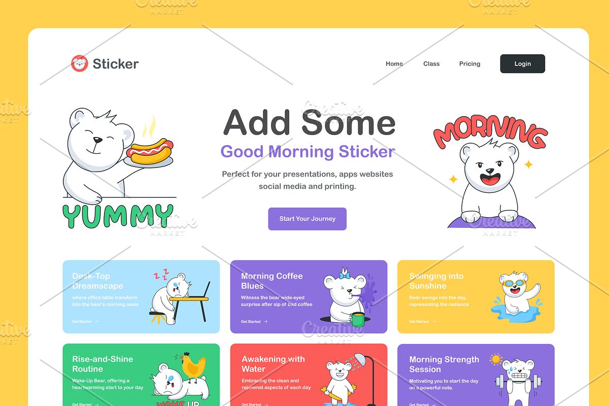 Animated Good Morning Stickers