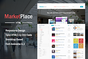MarketPlace, a HTML Template by Theme :: Kiwi | Creative Market