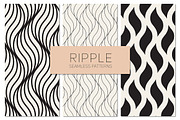 Ripple Seamless Patterns Set 3, a Pattern Graphic by Curly_Pat
