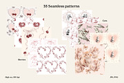 Coquette Core Seamless Patterns, a Pattern Graphic by Marie T