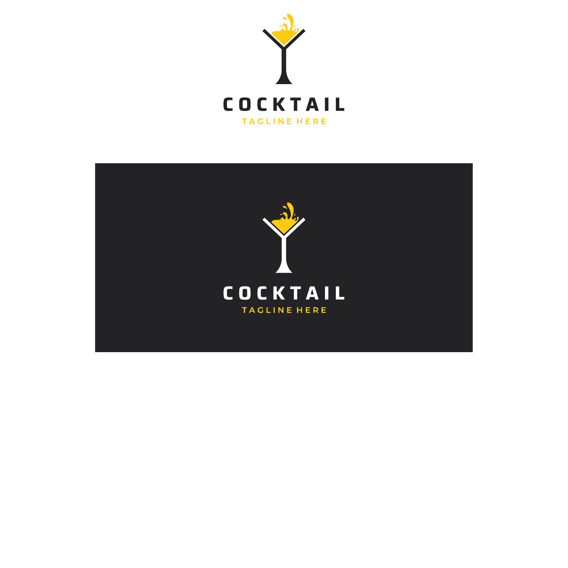 Alcohol cocktail logos, nightclub, a Branding & Logo Template by ...
