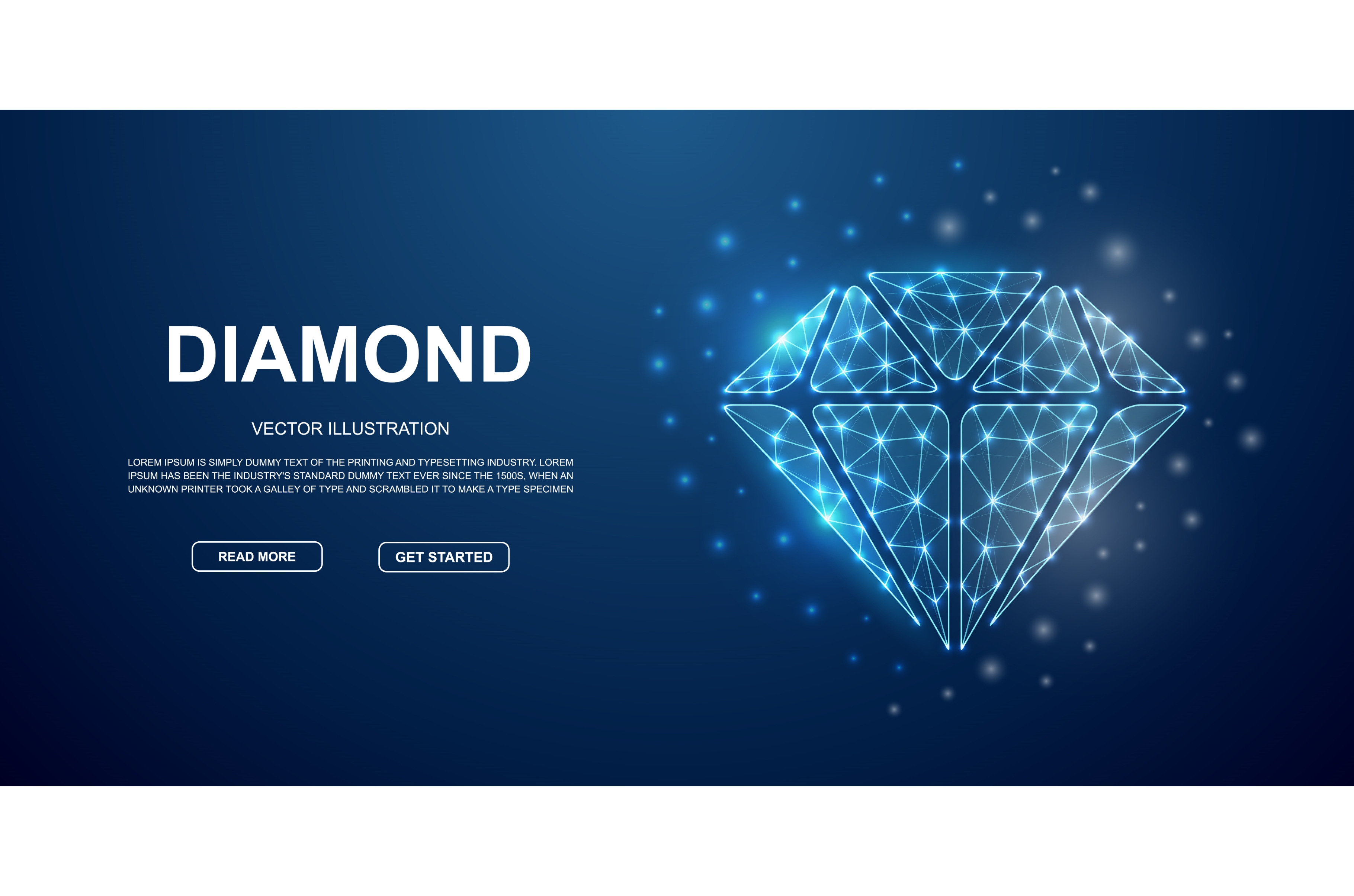 Diamond 3d low poly banners, a Technology Illustration by GraphiShop ...