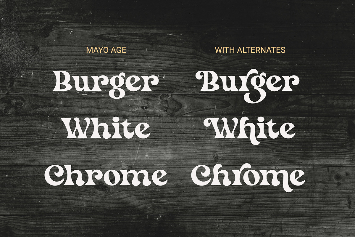 Mayo Age - Modern Vintage Serif Font