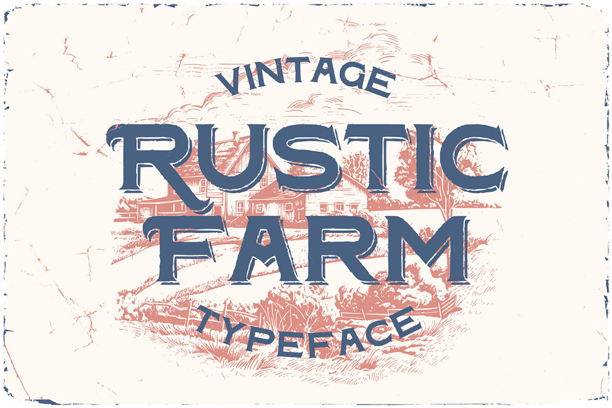 Rustic Farm Display Font