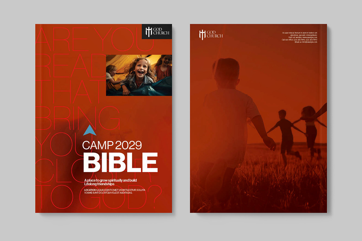 Bible Camp Brochure Template, a Brochure Template by BrandPacks
