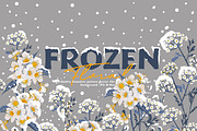 Frozen Floral, a Pattern Graphic by MSNTY STUDIOX