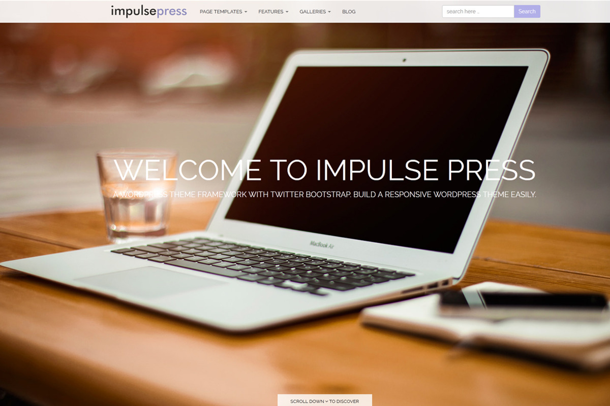 Impulse Press, a WordPress Template by Two Impulse | Creative Market